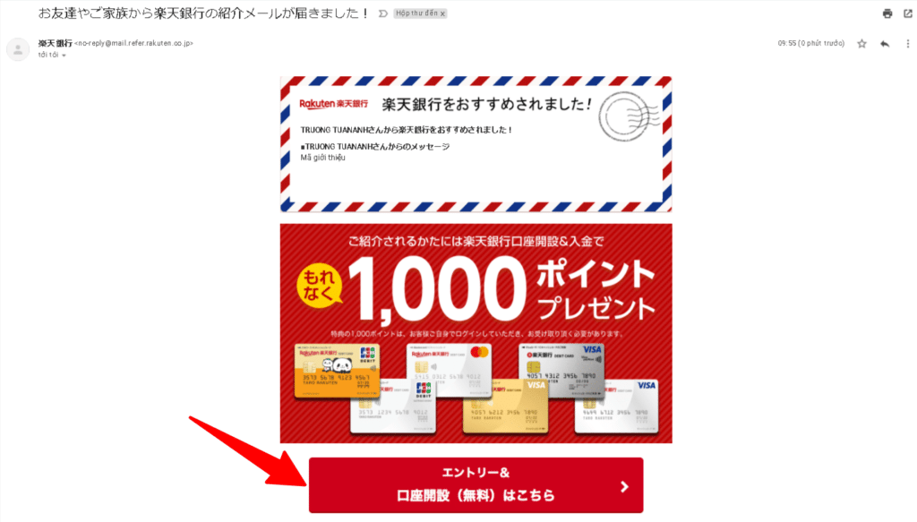 Hướng dẫn mở tài khoản ngân hàng online Rakuten ở Nhật